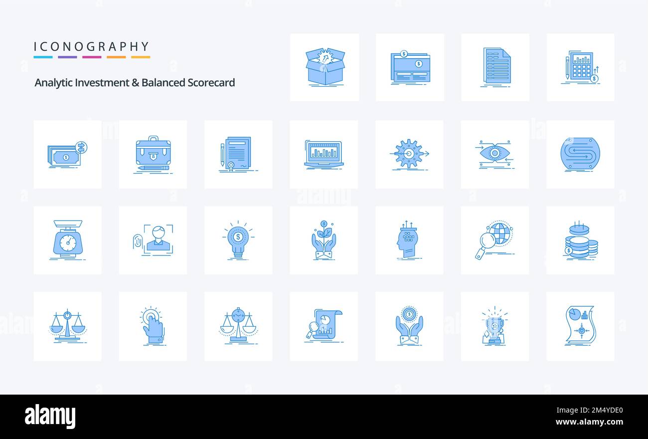 Balanced portfolio Stock Vector Images - Alamy