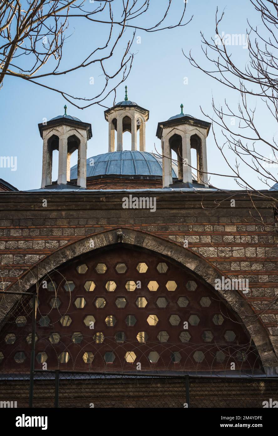 Old window Architecture from the Ottoman times In Istanbul Stock Photo ...