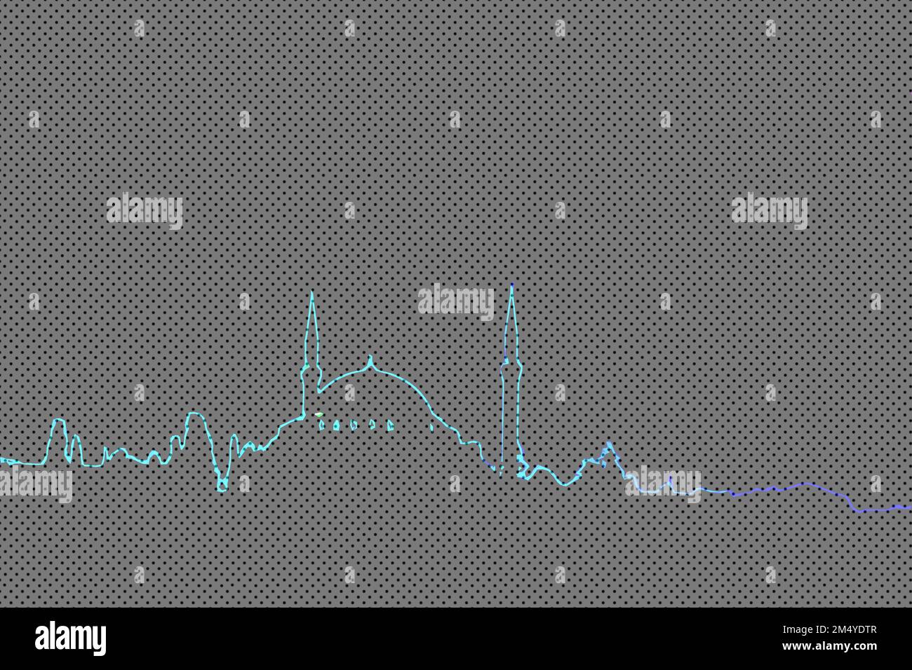 Outer view of Ottoman style mosque in Istanbul Stock Photo - Alamy