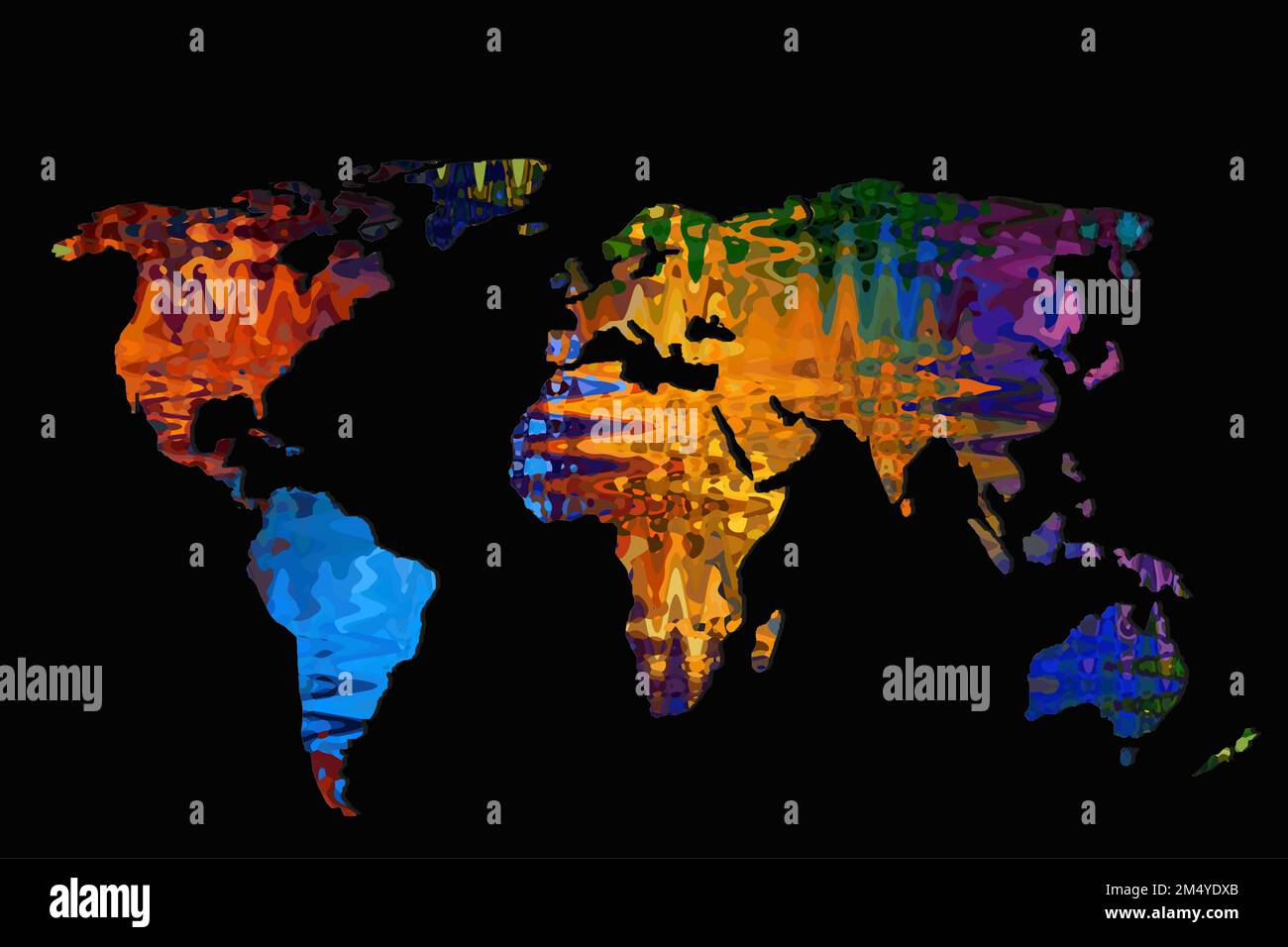 Colorful background with world map hi-res stock photography and images ...