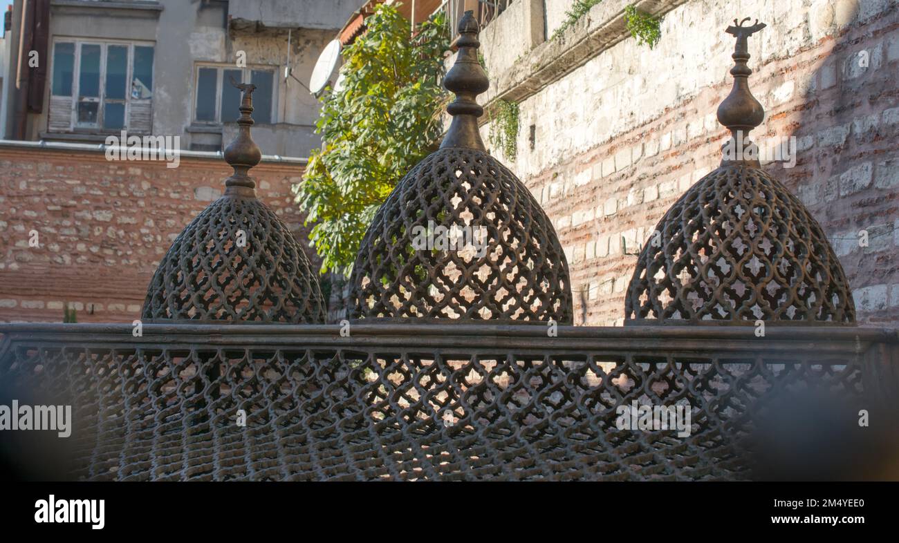 Example of Ottoman art patterns applied on metals Stock Photo - Alamy