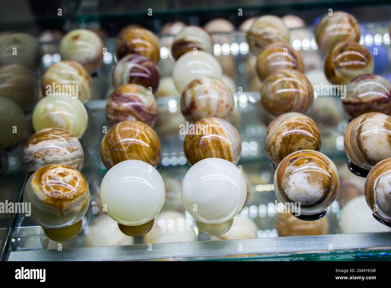 Plenty of marbles in the form of an egg Stock Photo - Alamy