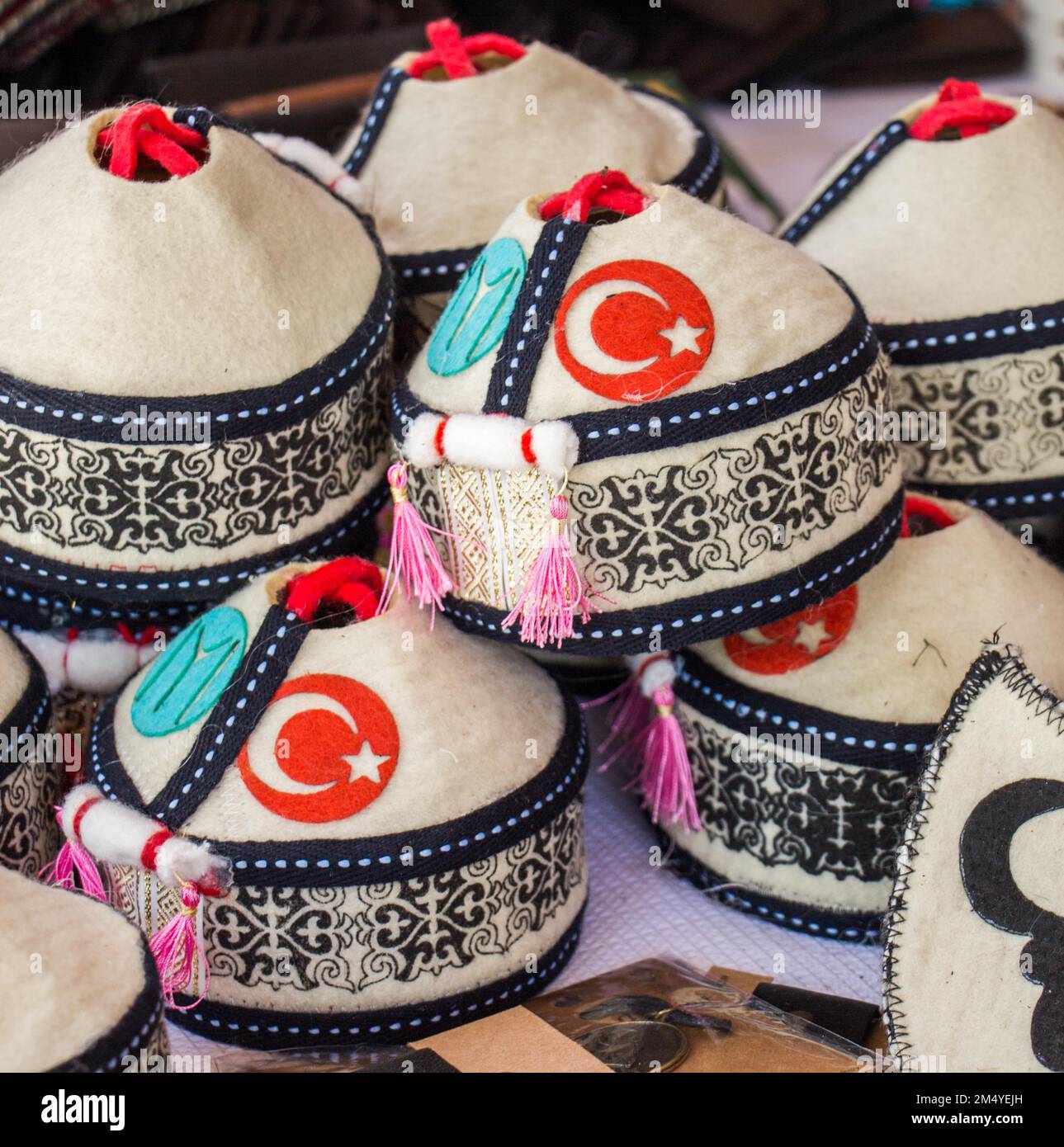 Traditional turkish nad Turkic hat in view Stock Photo - Alamy