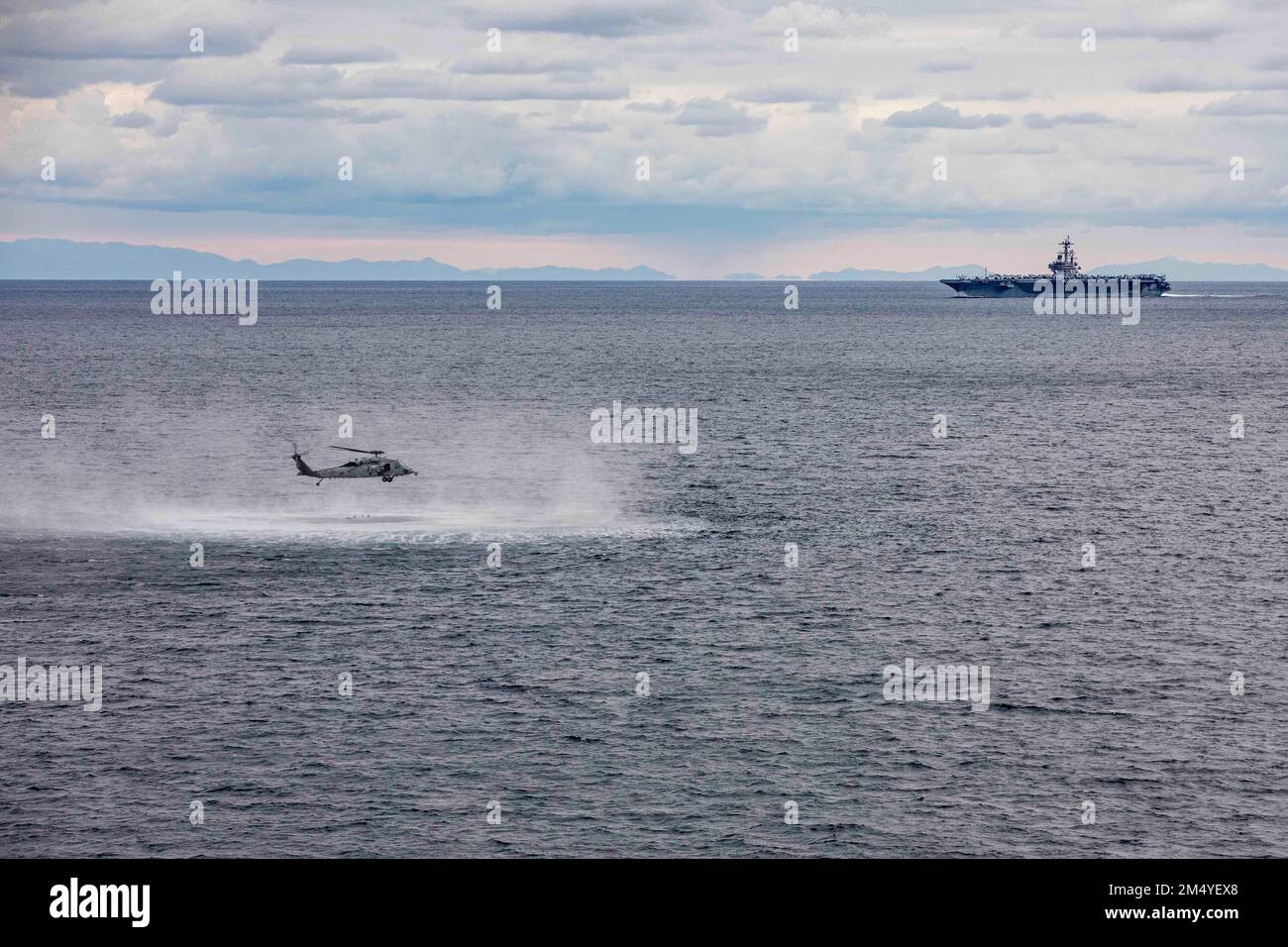 221213-N-MW880-1281 ADRIATIC SEA (Dec. 13, 2022) Sailors assigned to ...