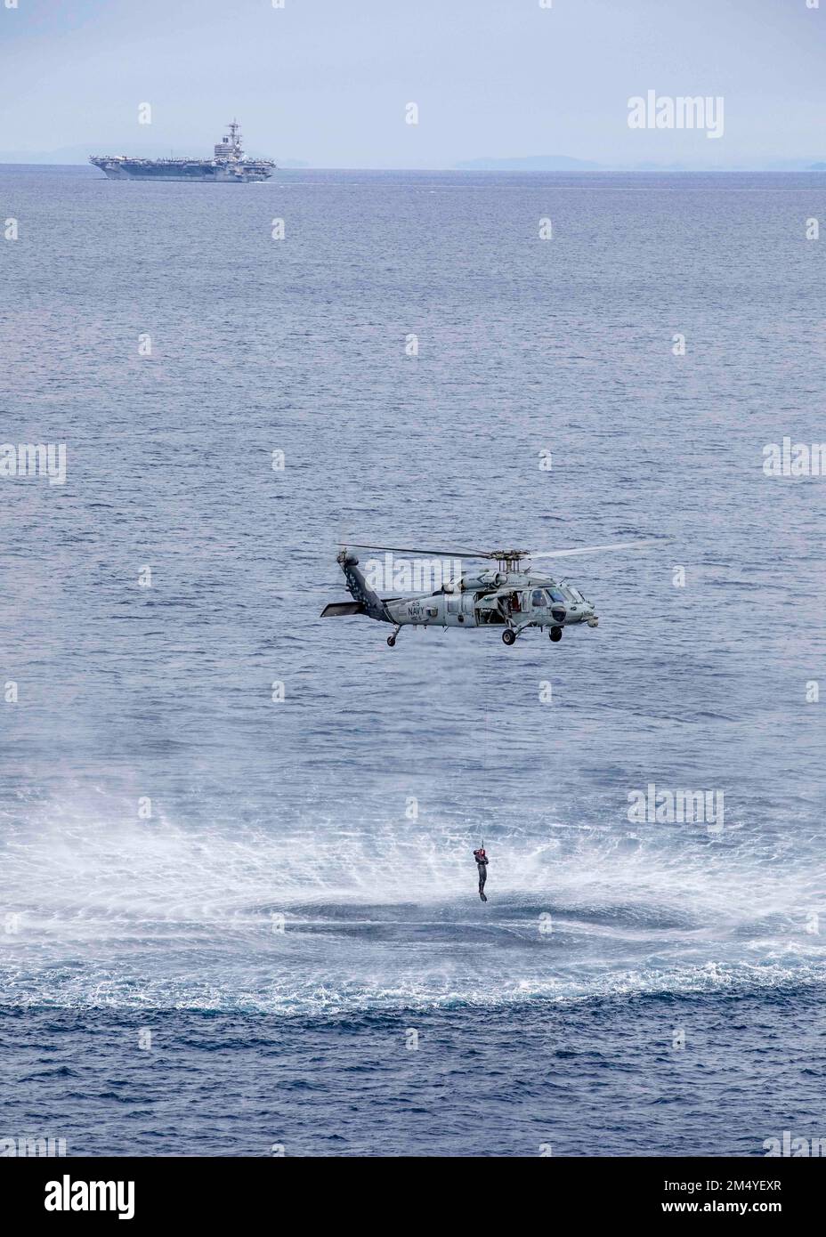 221213-N-MW880-1201 ADRIATIC SEA (Dec. 13, 2022) A Sailor assigned to ...