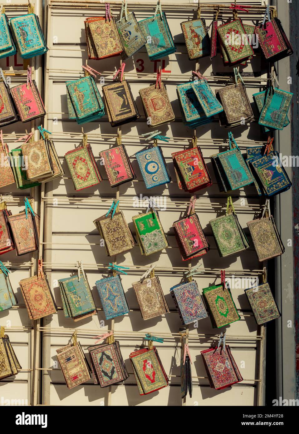 Traditional style handmade woven bags of fabric Stock Photo - Alamy