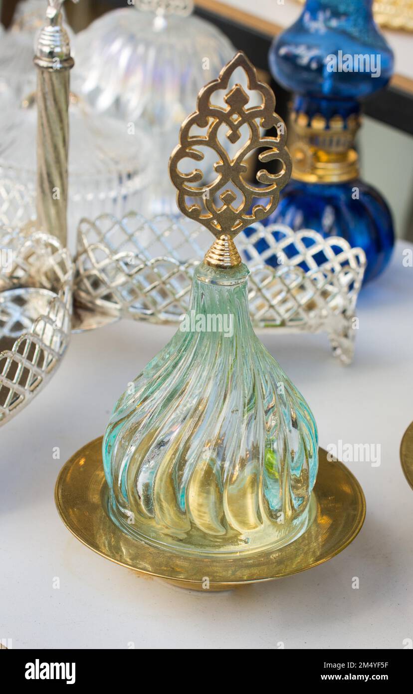 Ottoman Turkish antique kitchen utensils plate Stock Photo - Alamy