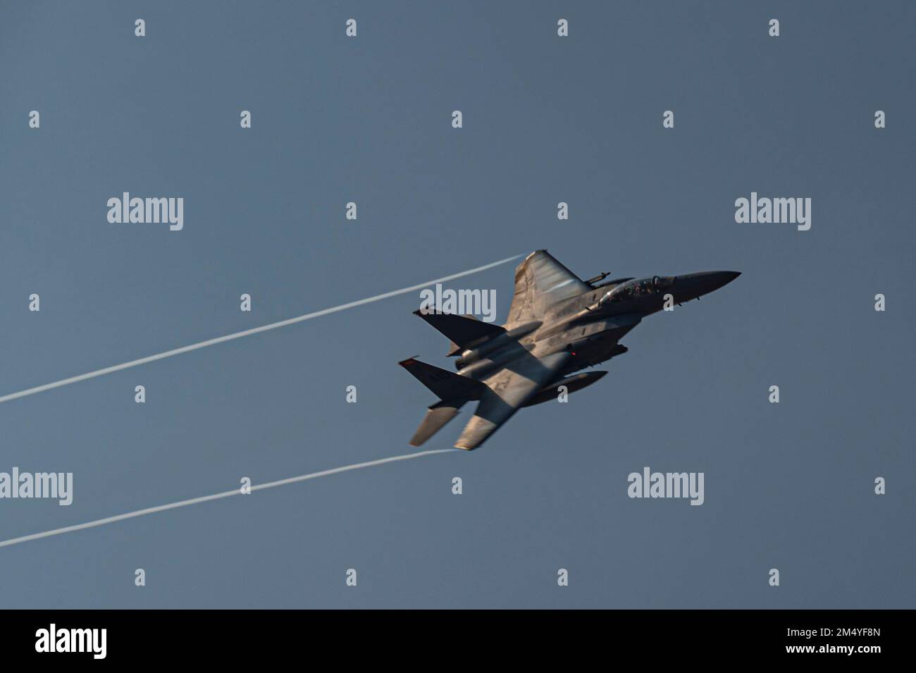 U.S. Air Force F-15E Strike Eagle crew members assigned to the 389th ...