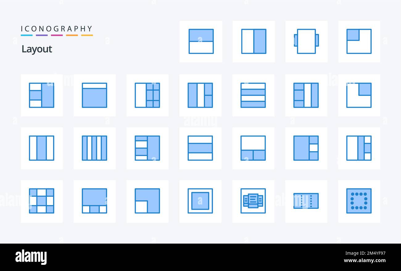 Layout blue Stock Vector Images - Alamy