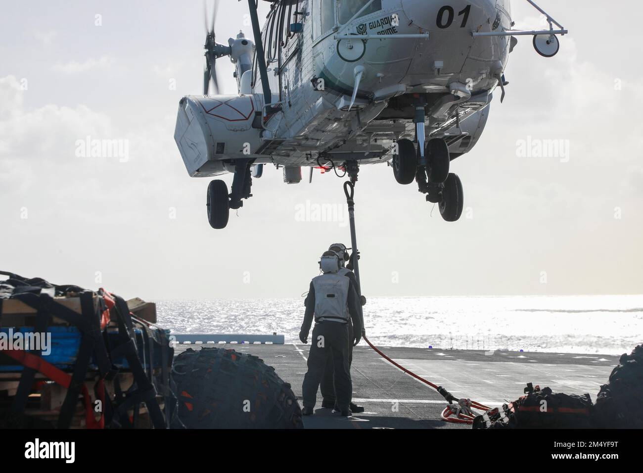 PACIFIC OCEAN (Dec. 4, 2022) - U.S. Marines with Combat Logistics ...