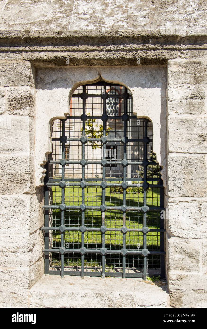 Old window Architecture from the Ottoman times In Istanbul Stock Photo ...