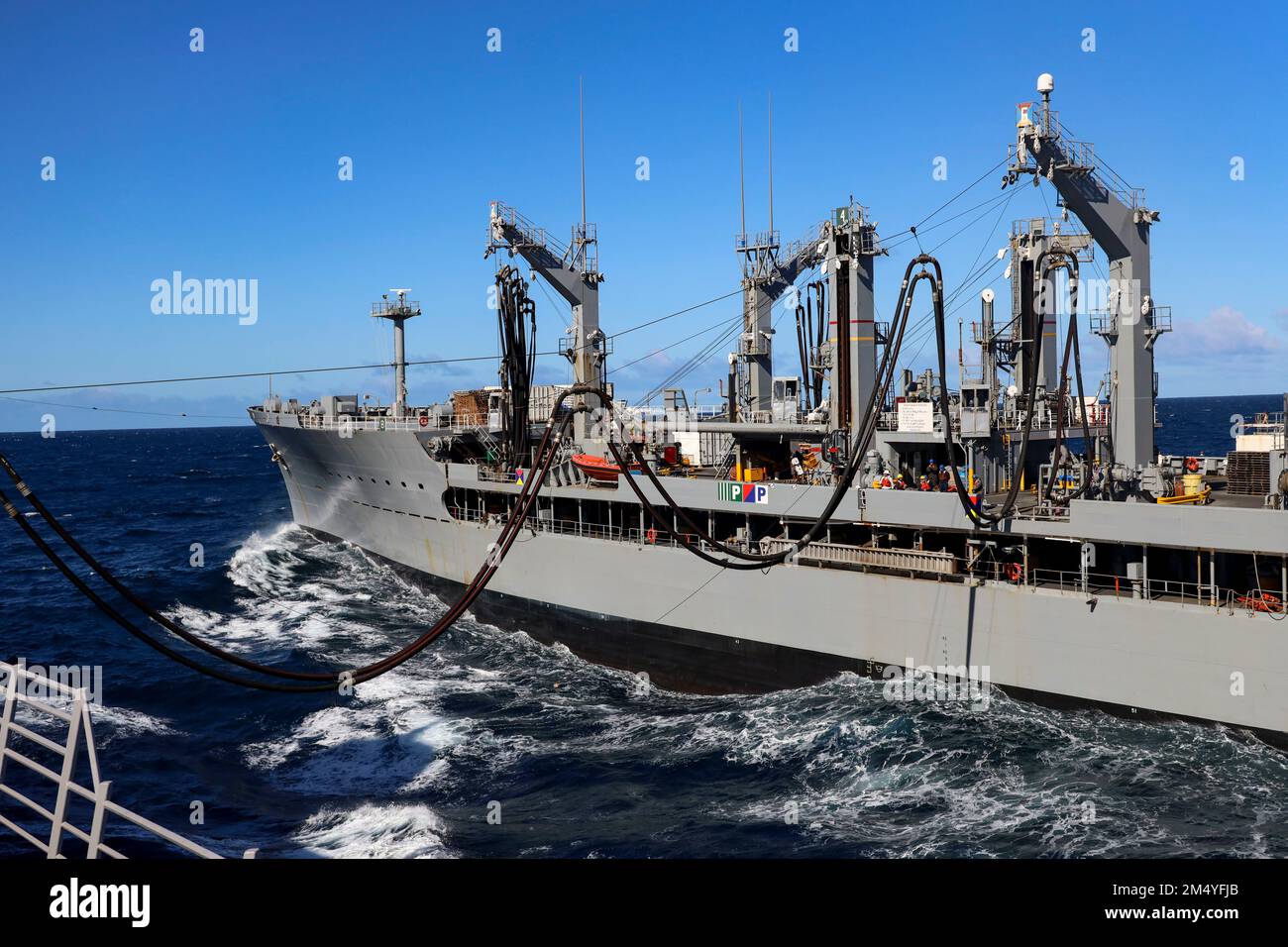 PACIFIC OCEAN (Nov. 9, 2022) – Fleet replenishment oiler USNS Henry J ...