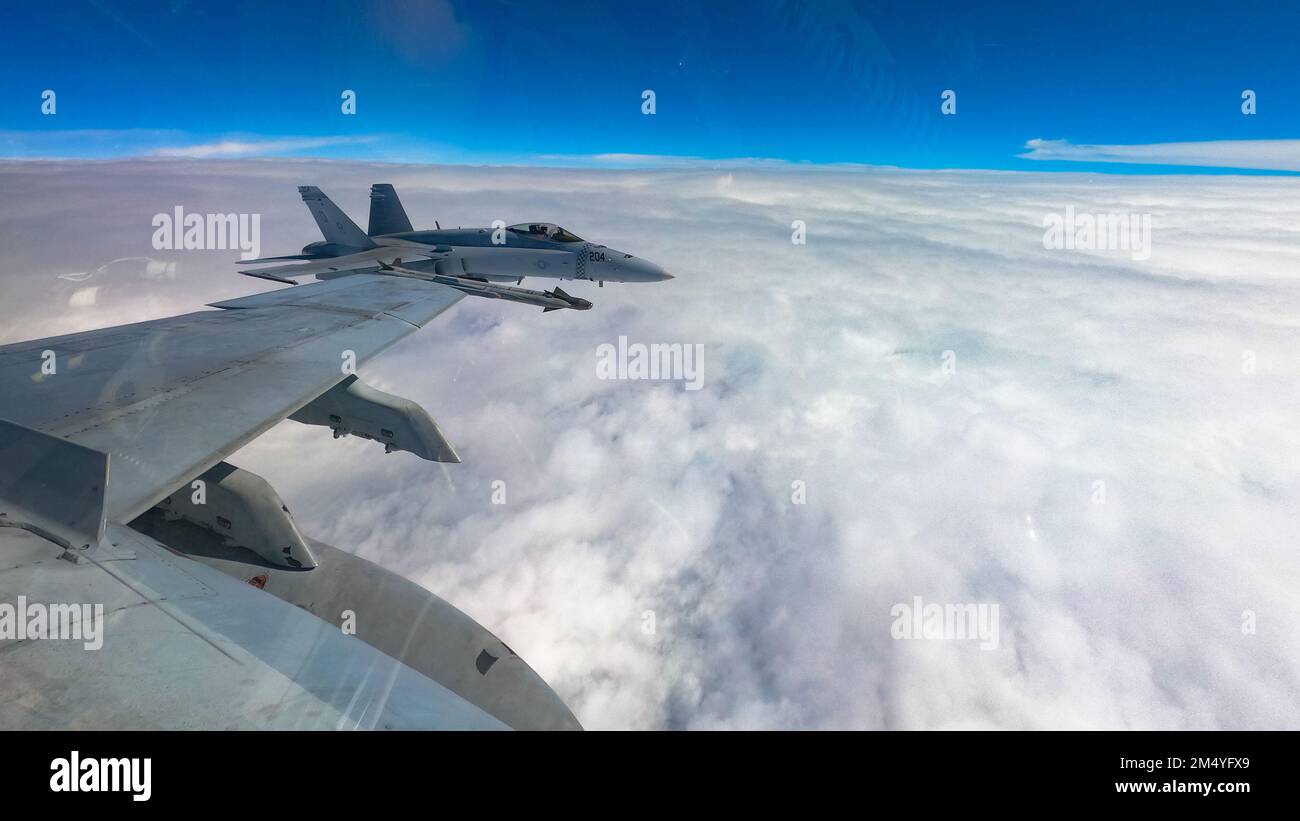 U.S. Marine Corps F/A-18 Hornet aircraft with Marine Fighter Attack ...