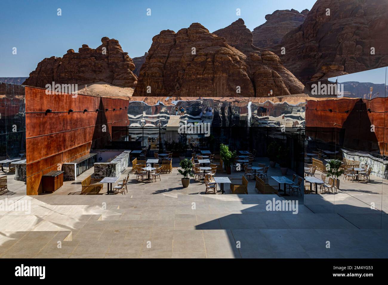 Maraya Concert Hall, Al Ula, Kingdom of Saudi Arabia Stock Photo - Alamy