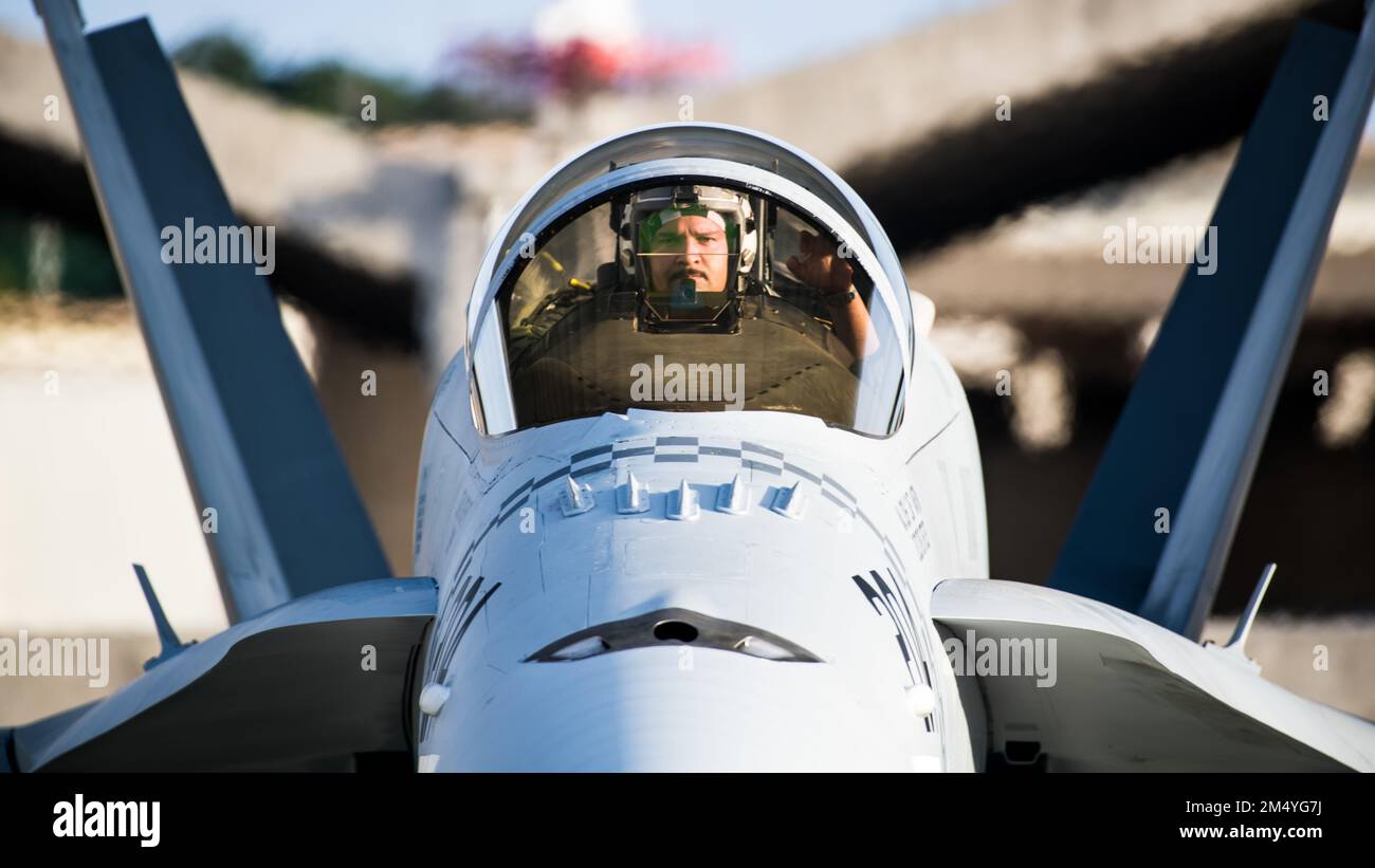 A U.S. Marine Corps F/A-18D Hornet pilot with Marine Fighter Attack ...