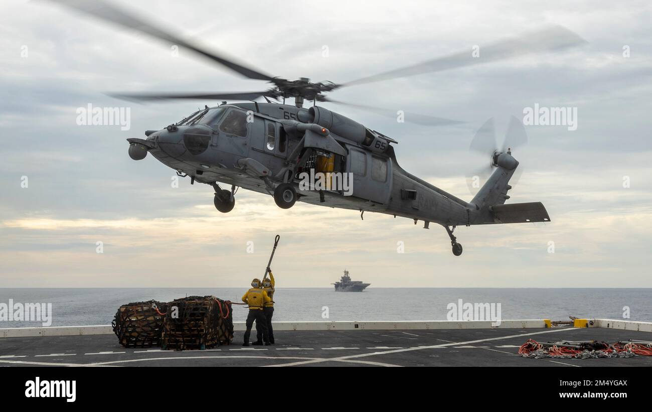 PACIFIC OCEAN (Dec. 17, 2022) – U.S. Navy sailors assigned to ...