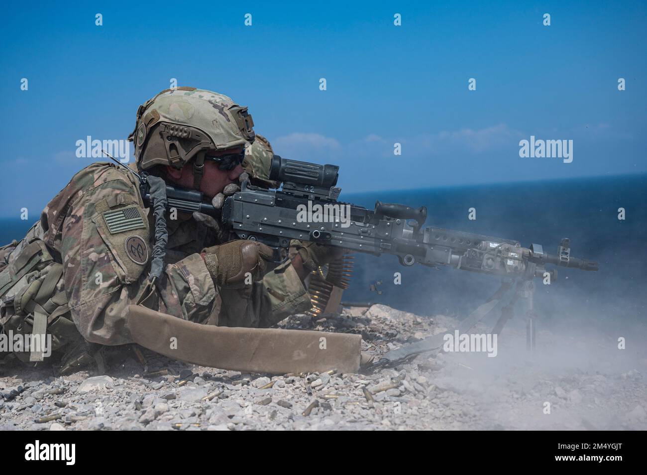 U.S. Army National Guard soldiers assigned to Task Force Wolfhound ...