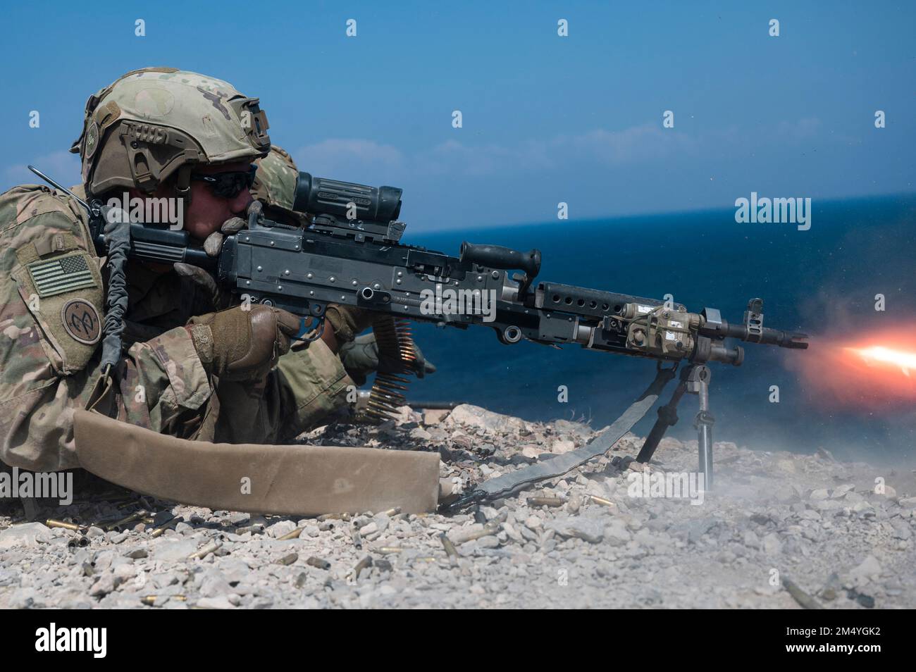 U.S. Army National Guard soldiers assigned to Task Force Wolfhound ...