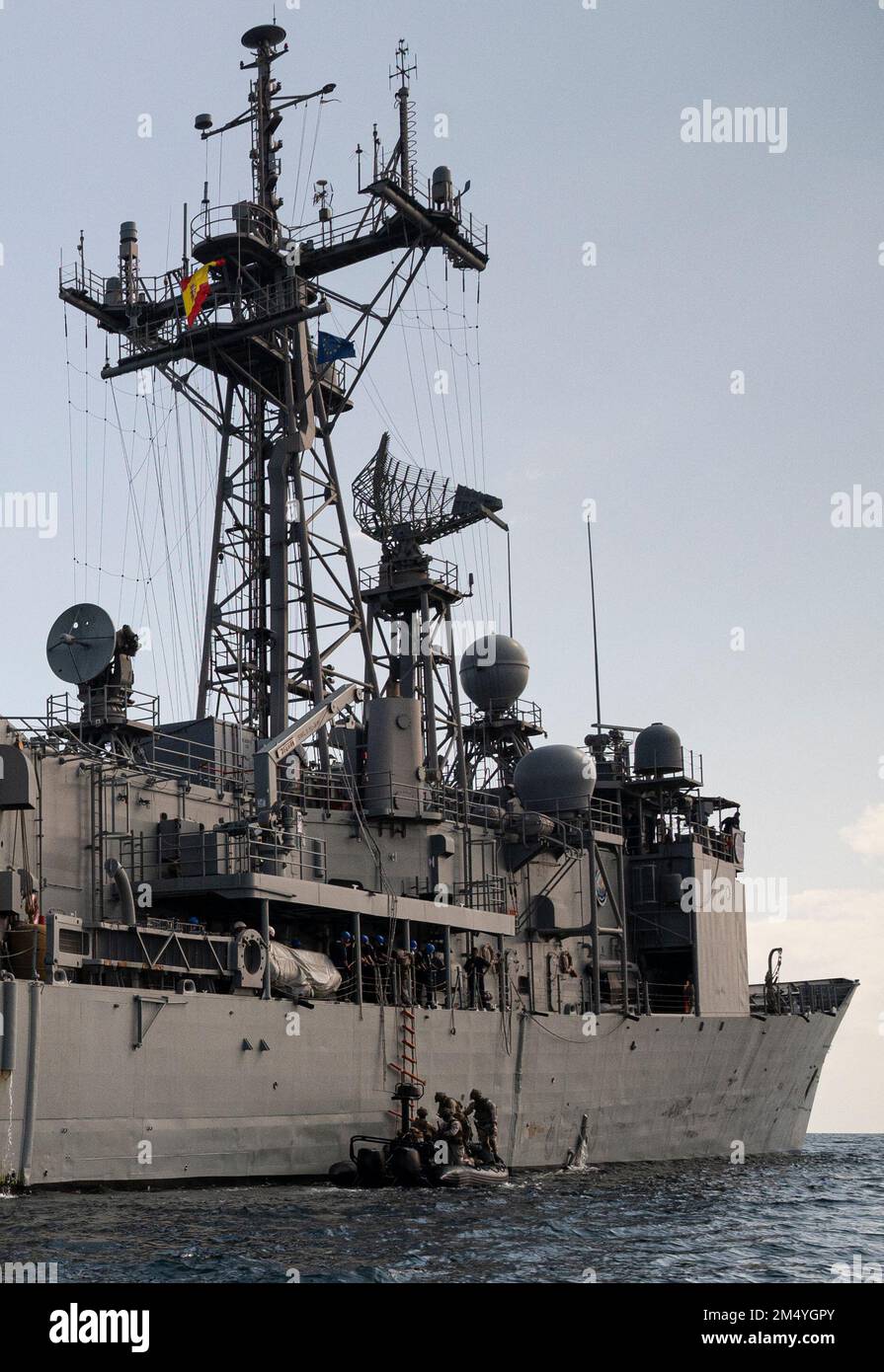 Santa maria class spanish frigate esps santa maria f81 hi-res stock ...