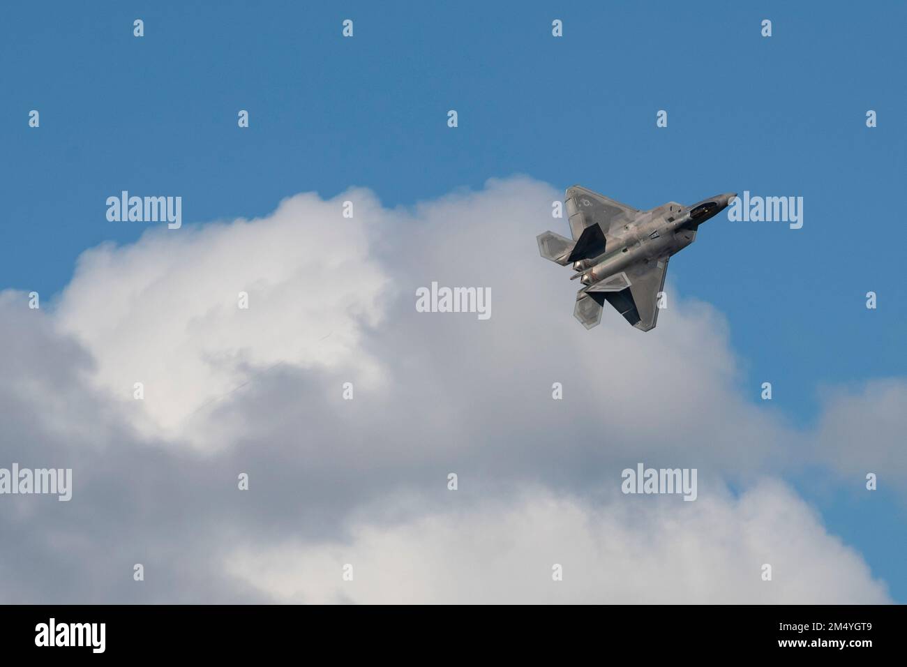 An F-22A Raptor assigned to the 525th Fighter Squadron departs Kadena ...