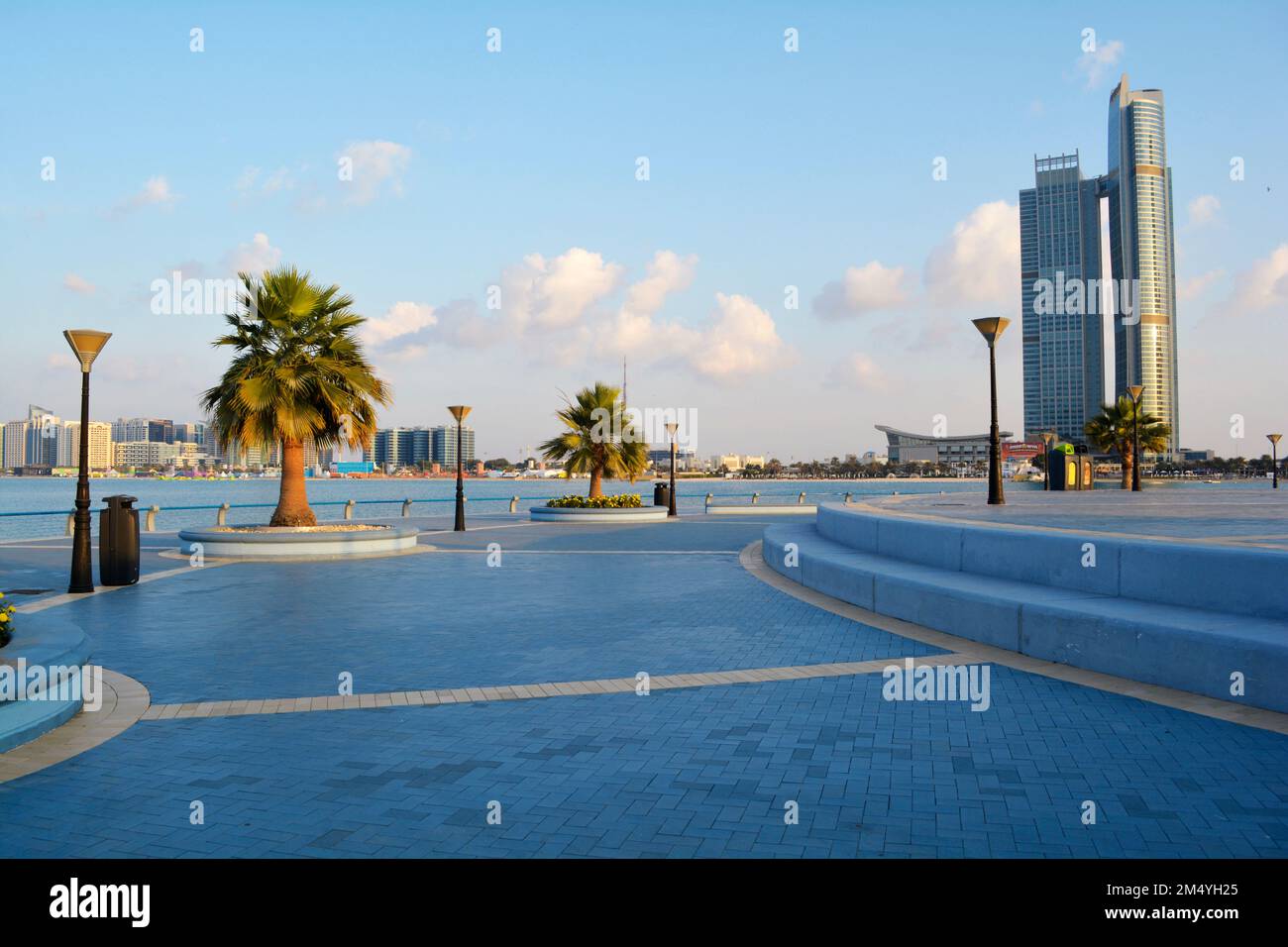 Abu Dhabi, United Arab Emirates (UAE), December 2022: The Corniche ...