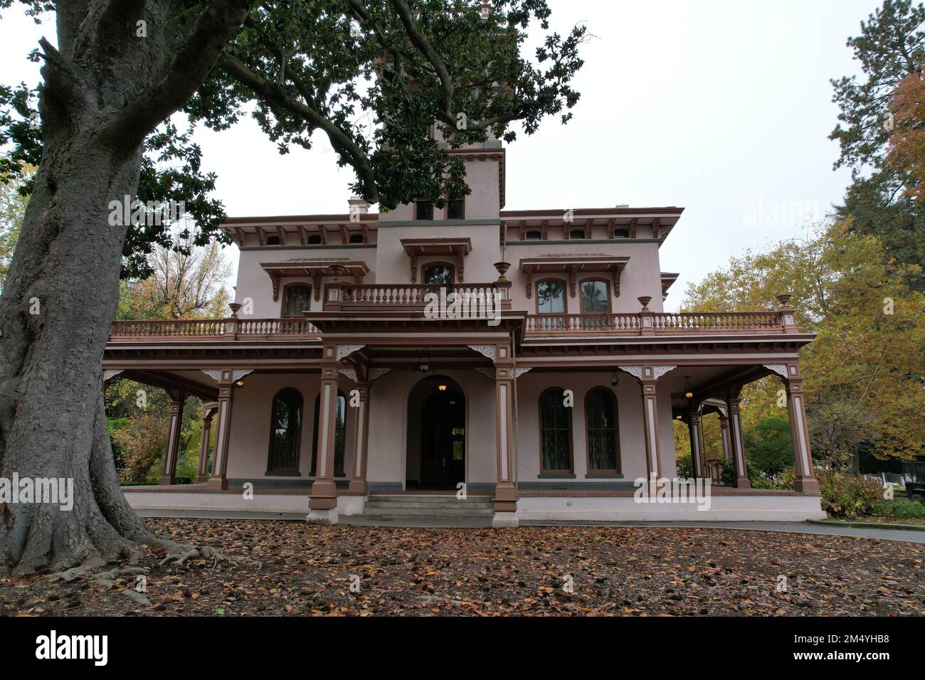 10-10-2021; Chico california; Bidwell mansion Chico California Stock ...