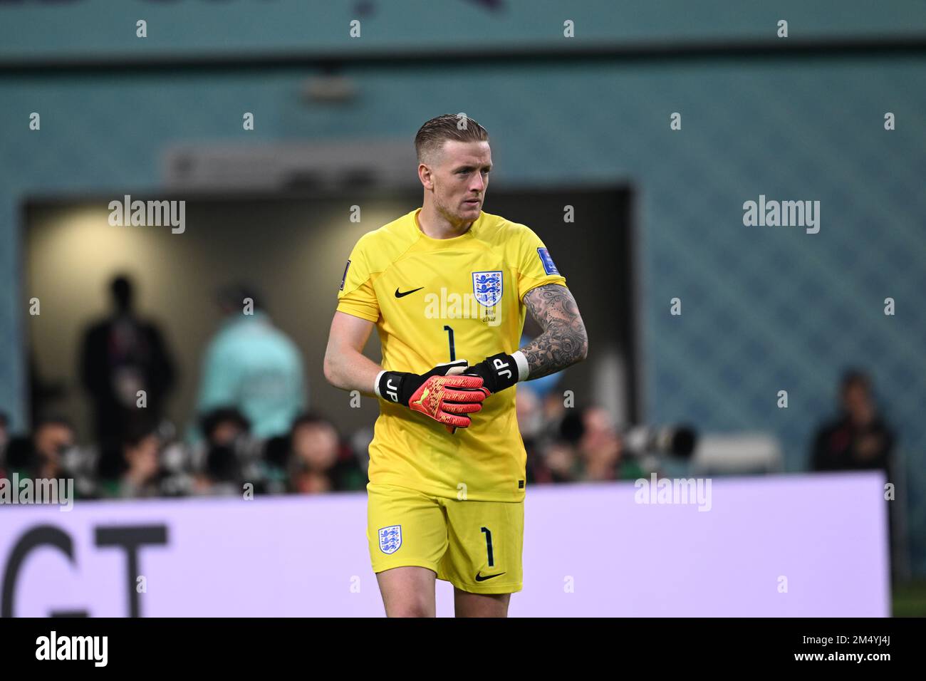 Jordan PICKFORD in action during the FIFA 2022 World Cup group match ...
