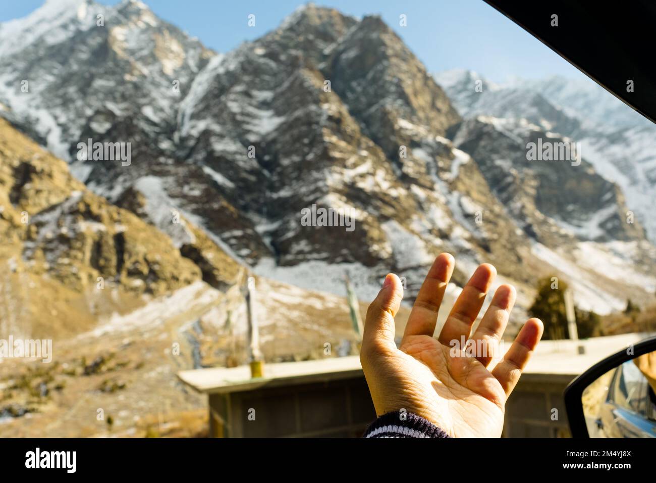 Man driver feeling wind hi-res stock photography and images - Alamy