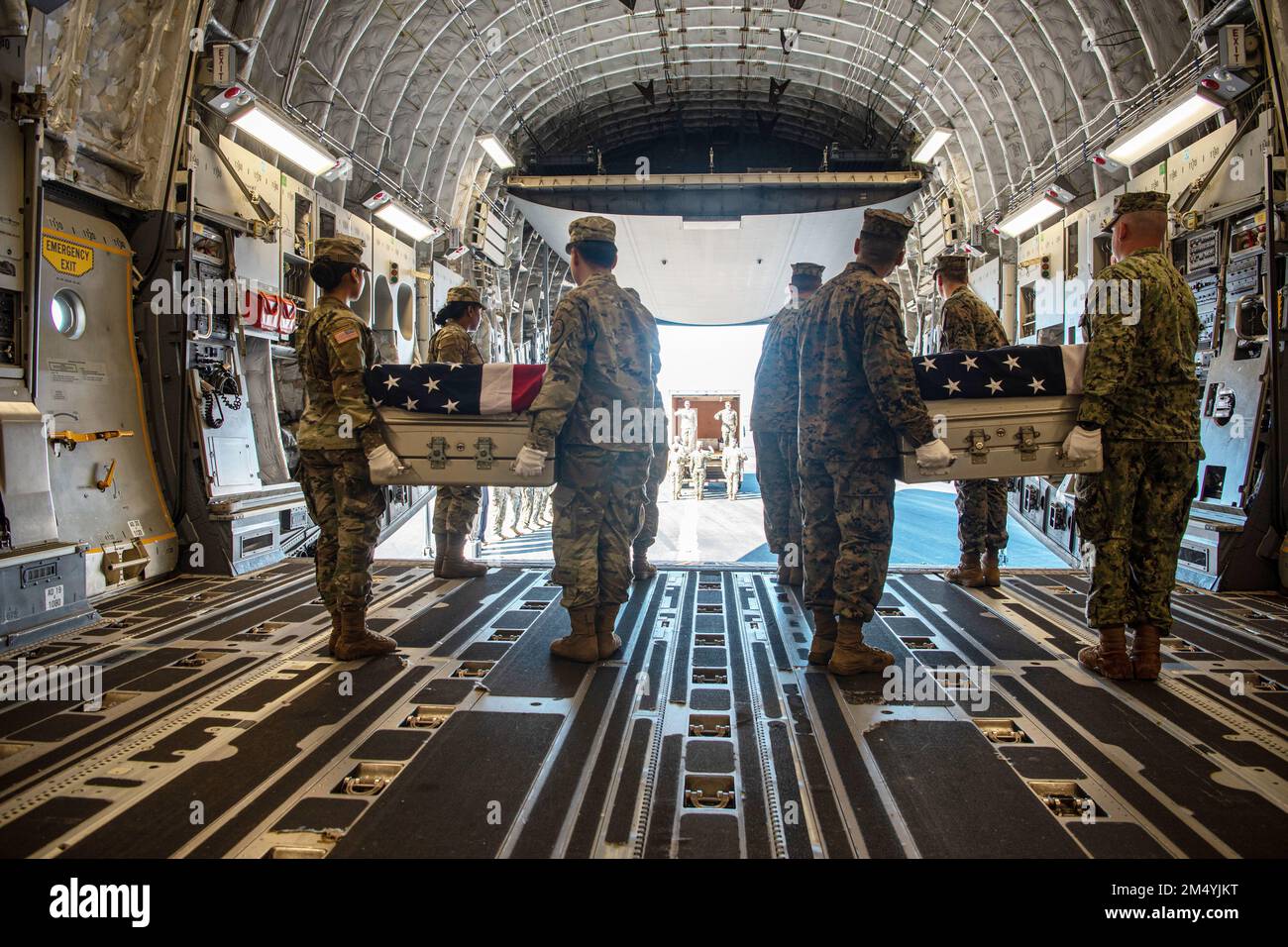 Hawaii, USA. 15th Dec, 2022. Members of the Defense POW/MIA Accounting ...
