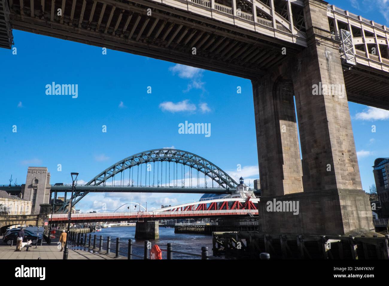 Iconic,view,of,bridges,bridge,The Tyne Bridge,a, through, arch bridge ...