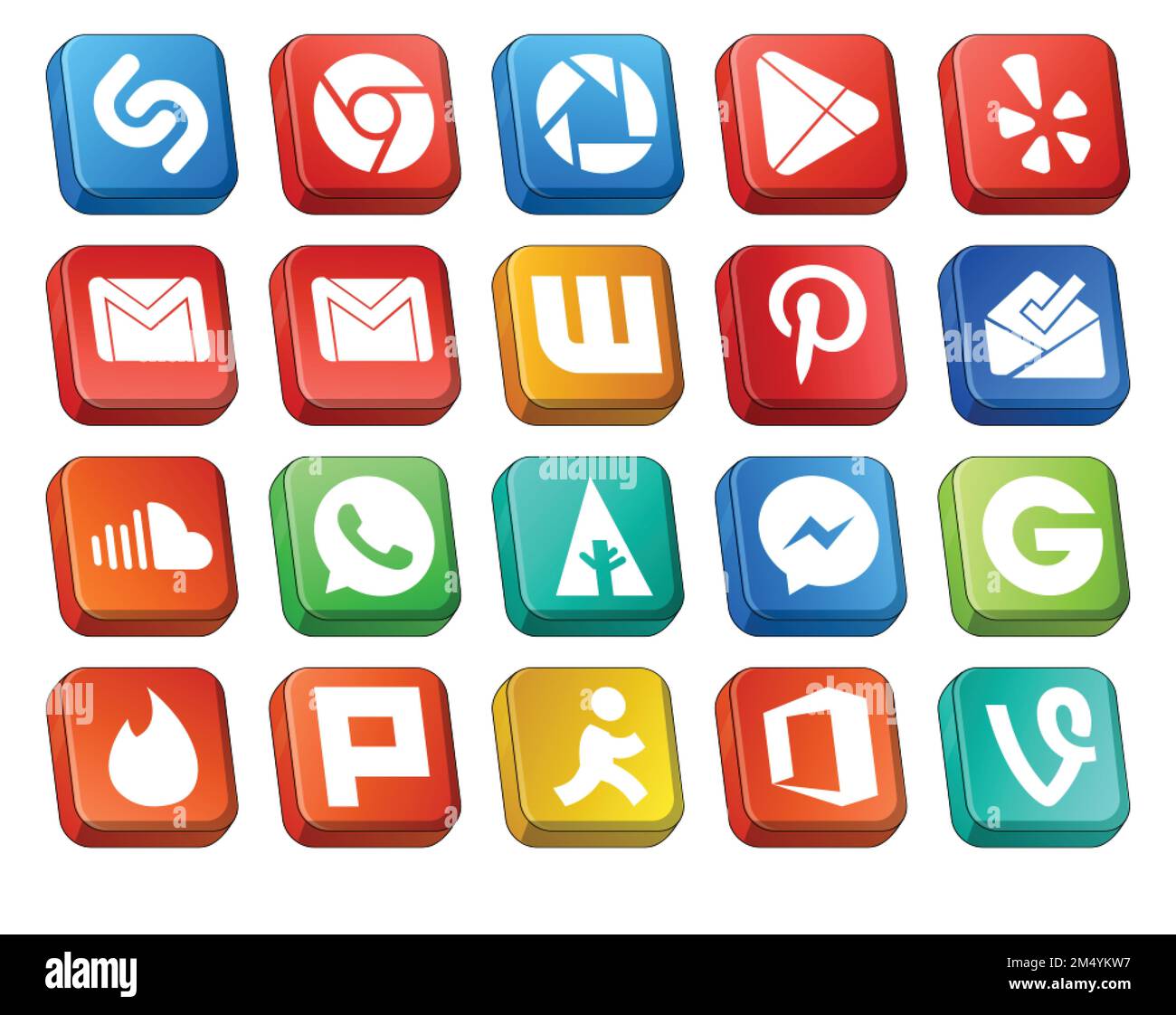 Whatsapp logo office hi-res stock photography and images - Alamy