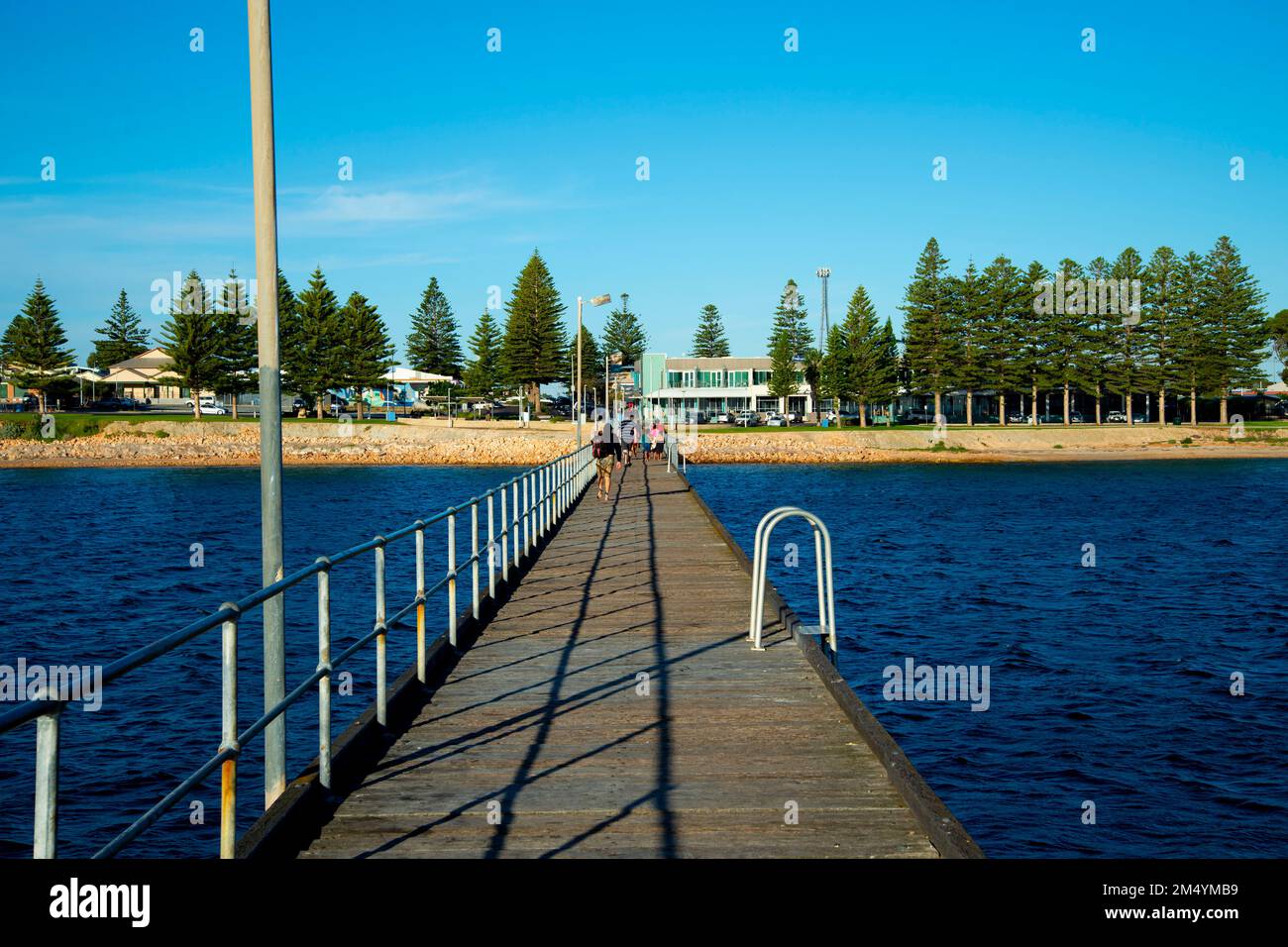 Historic timber jetty fishing hi-res stock photography and images - Alamy