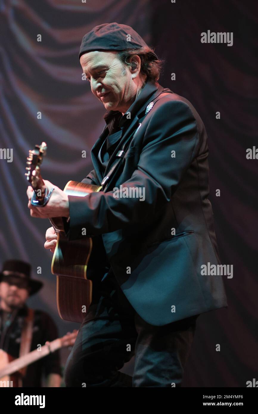 Madrid, Spain. 23rd Dec, 2022. Singer of the group Los Secretos, Javier ...