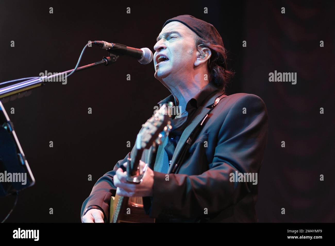 Madrid, Spain. 23rd Dec, 2022. Singer of the group Los Secretos, Javier ...