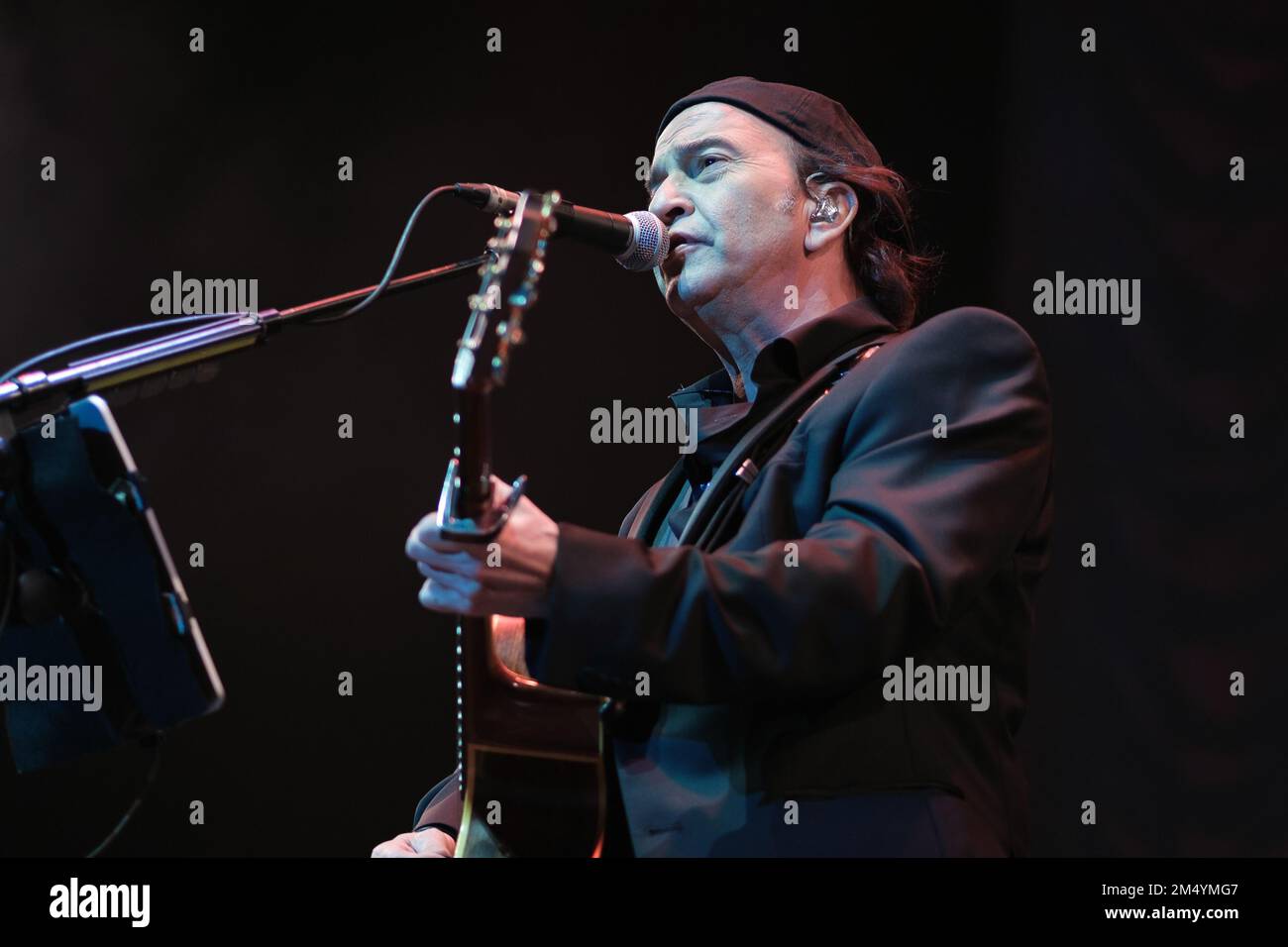Madrid, Spain. 23rd Dec, 2022. Singer of the group Los Secretos, Javier ...
