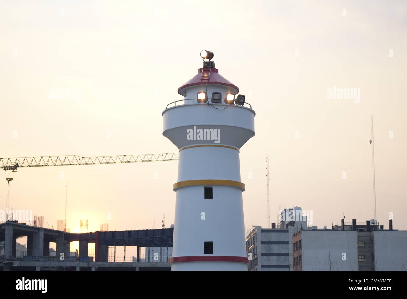 Lighthouse in Water and Fire Park, Tehran Stock Photo - Alamy