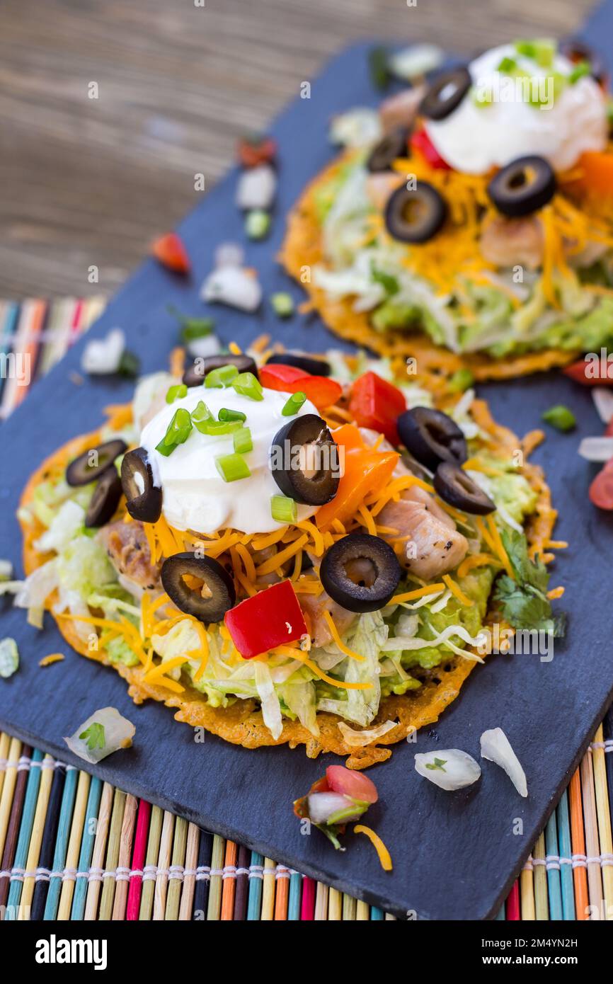 Mexican tacos angle shot hi-res stock photography and images - Alamy