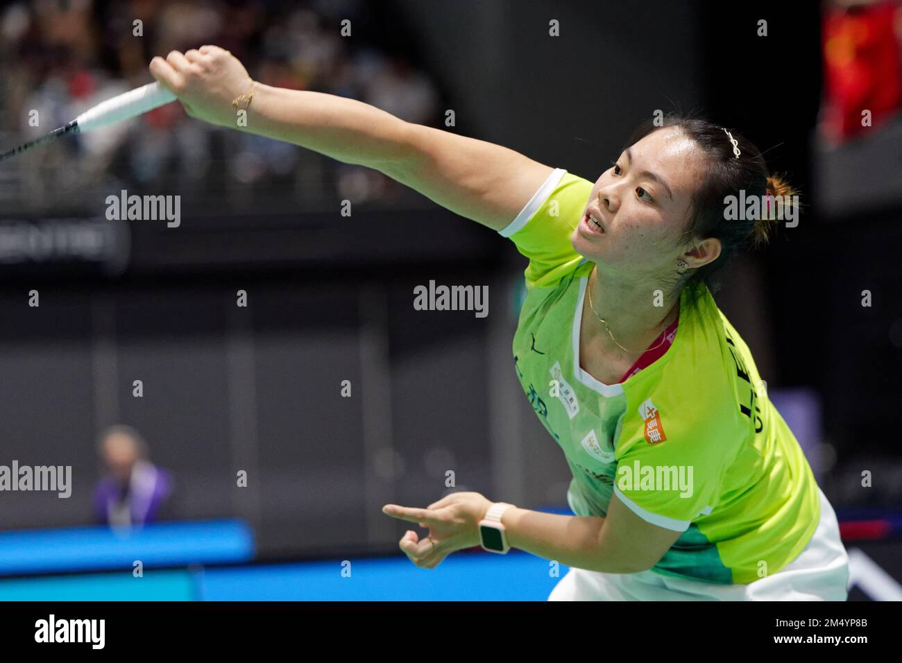 LEE Chia Hsin of Chinese Taipei in action during the womens semi finals ...