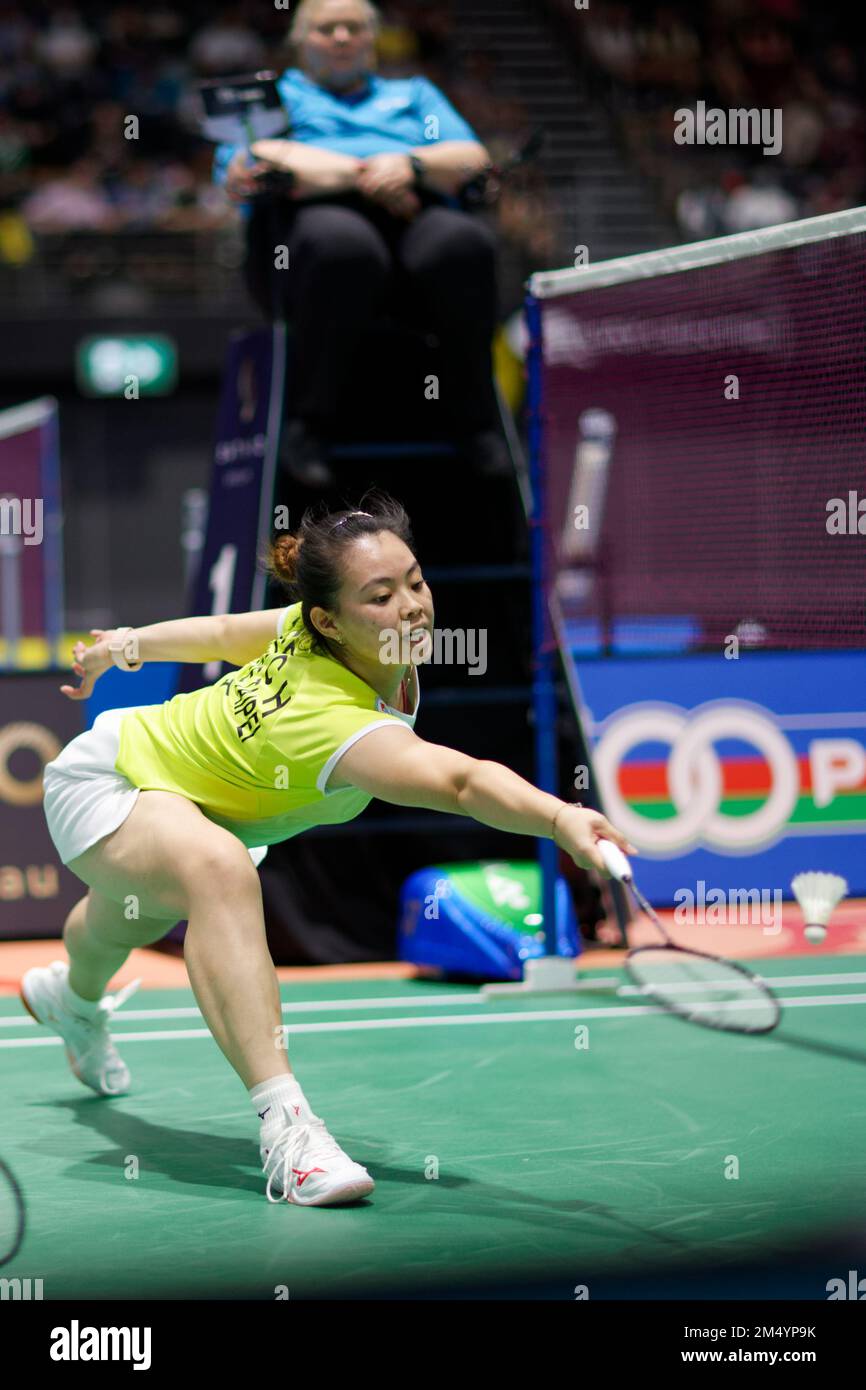 LEE Chia Hsin of Chinese Taipei in action during the womens semi finals ...