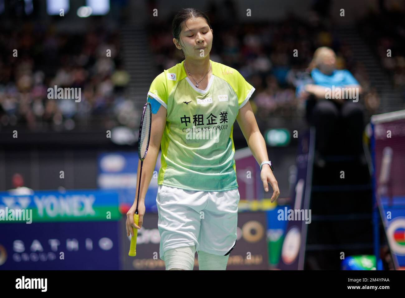 TENG Chun Hsun of Chinese Taipei in action during the womens semi ...