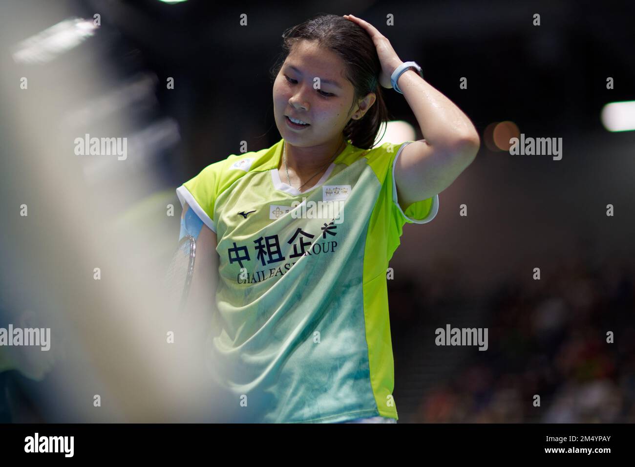 TENG Chun Hsun of Chinese Taipei in action during the womens semi ...