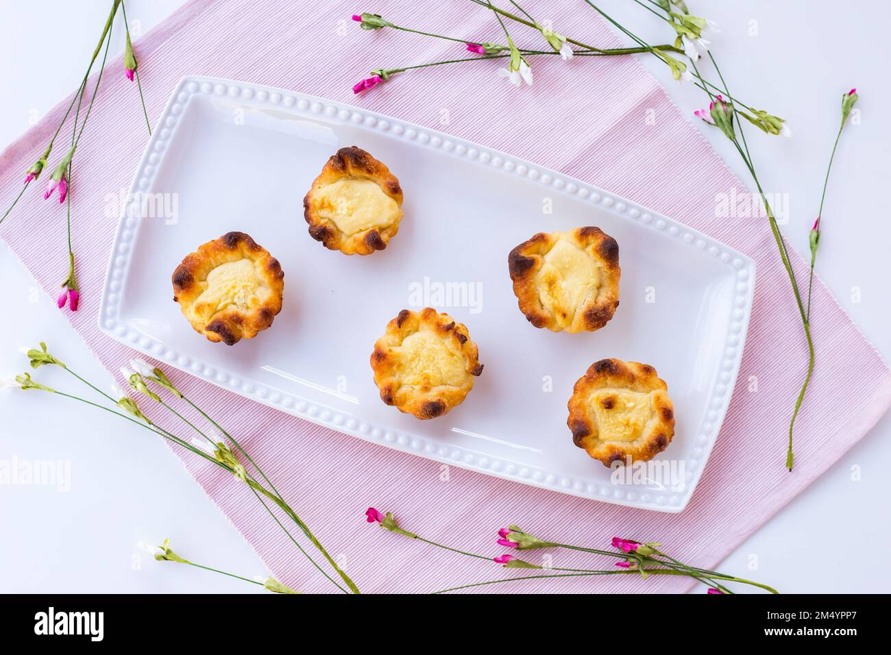 a high angle closeup of muffins Stock Photo - Alamy
