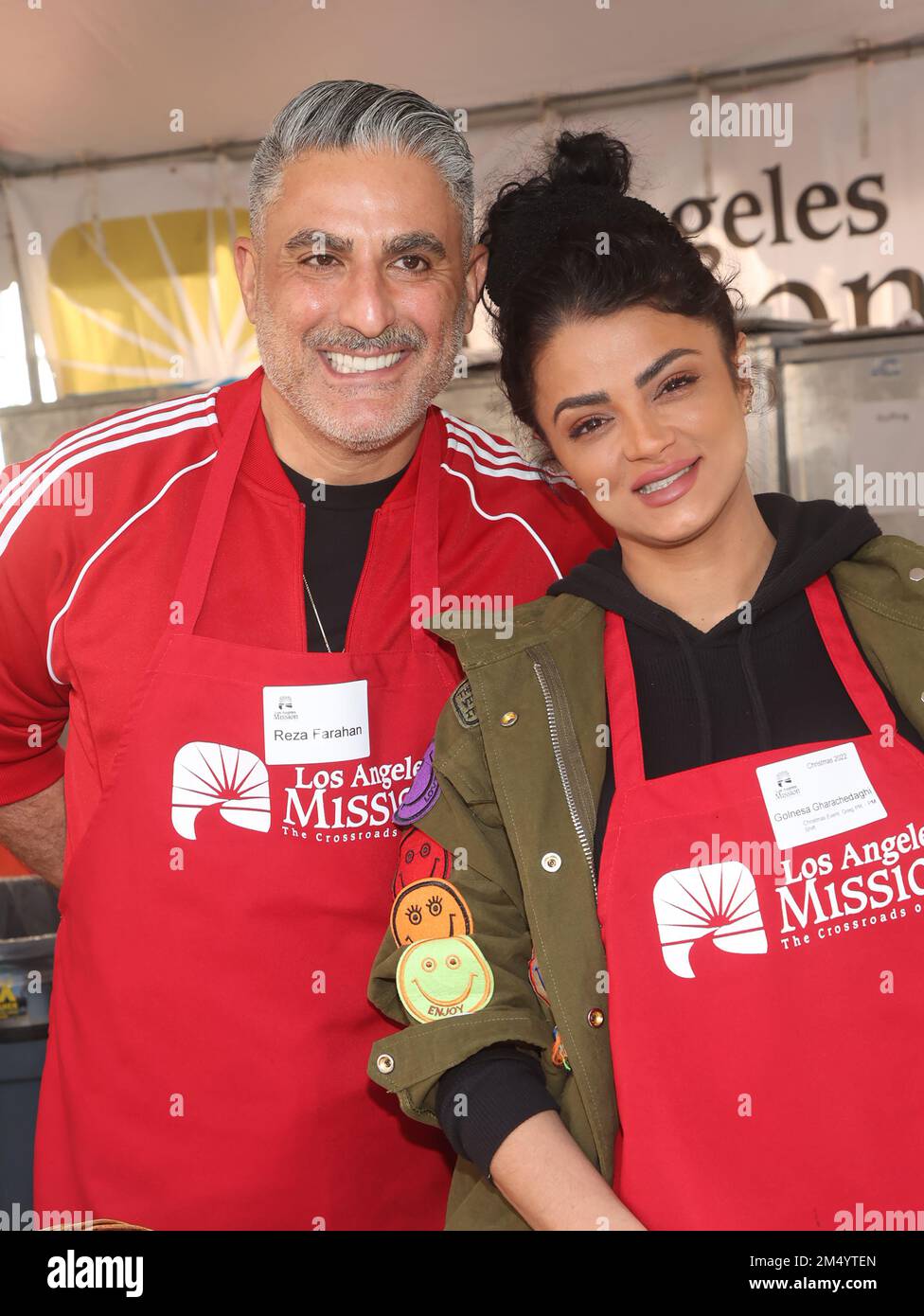 23 December 2022 -Los Angeles, California - Reza Farahan, Golnesa ''GG ...