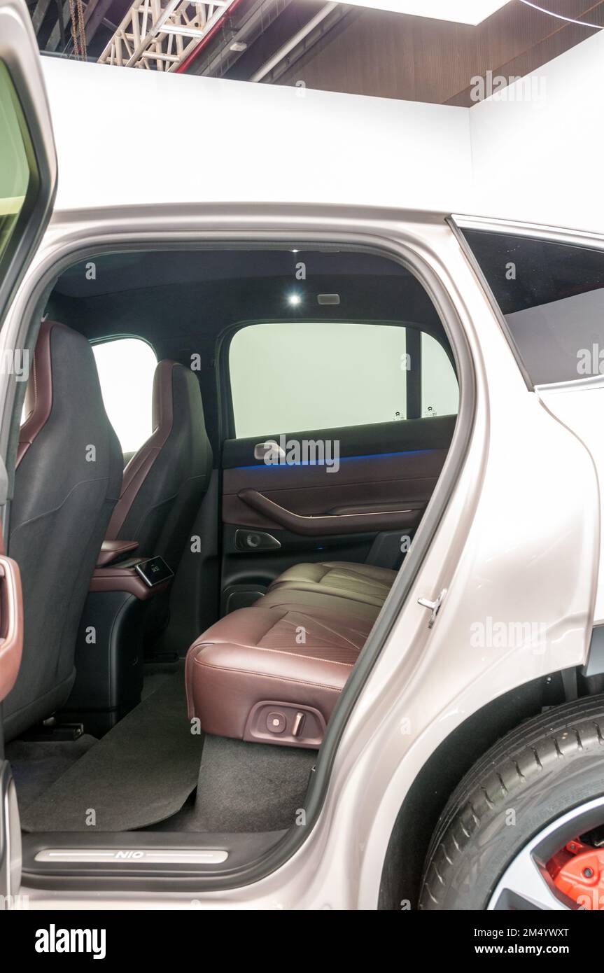 Shanghai, China – 12192022: Interior of the new Nio EC7 coupe SUV seen ...