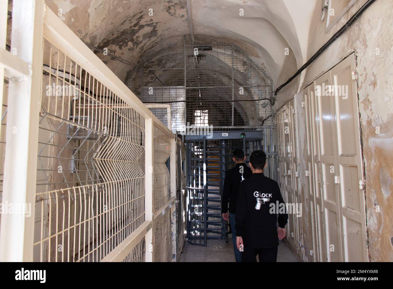 Israeli checkpoint between Hebron H1 and H2 sectors. Al-Khalil ...