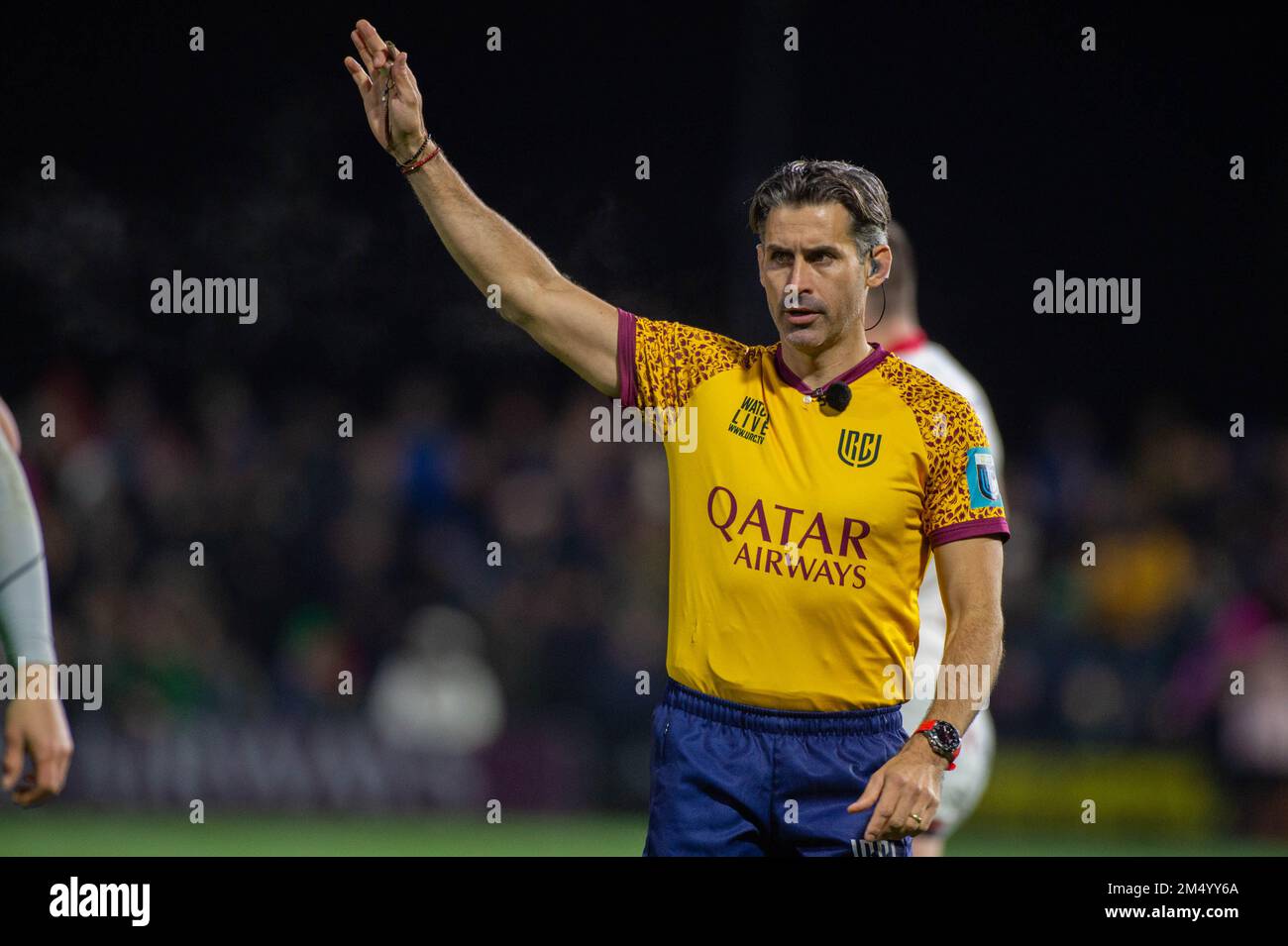 Galway, Ireland. 23rd Dec, 2022. Referee Frank Murphy during the United ...