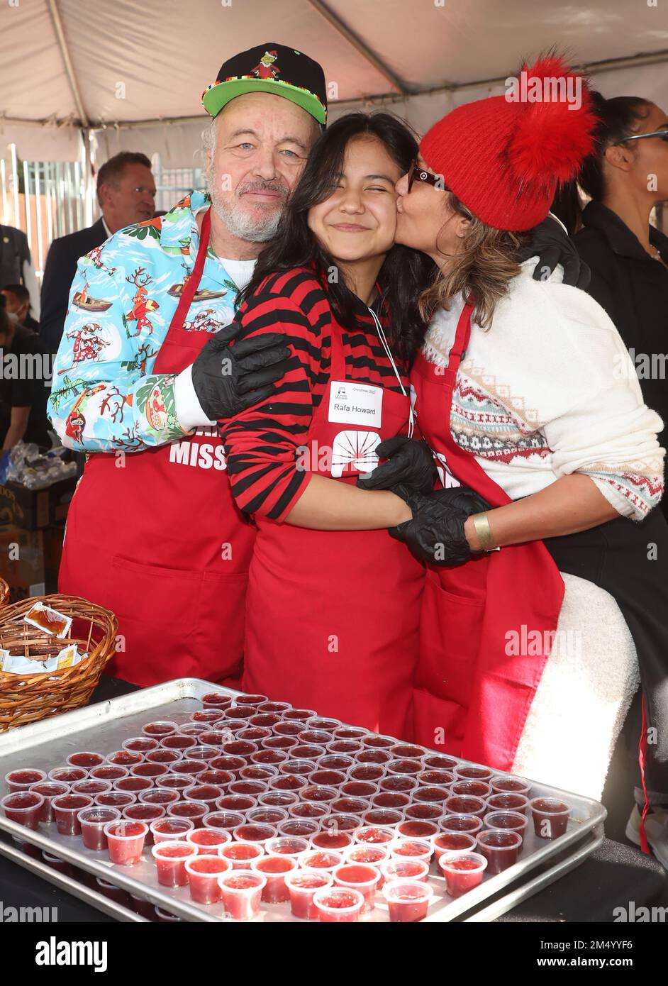 Los Angeles, Ca. 23rd Dec, 2022. Clint Howard, Kat Howard, Rafa'ella ...