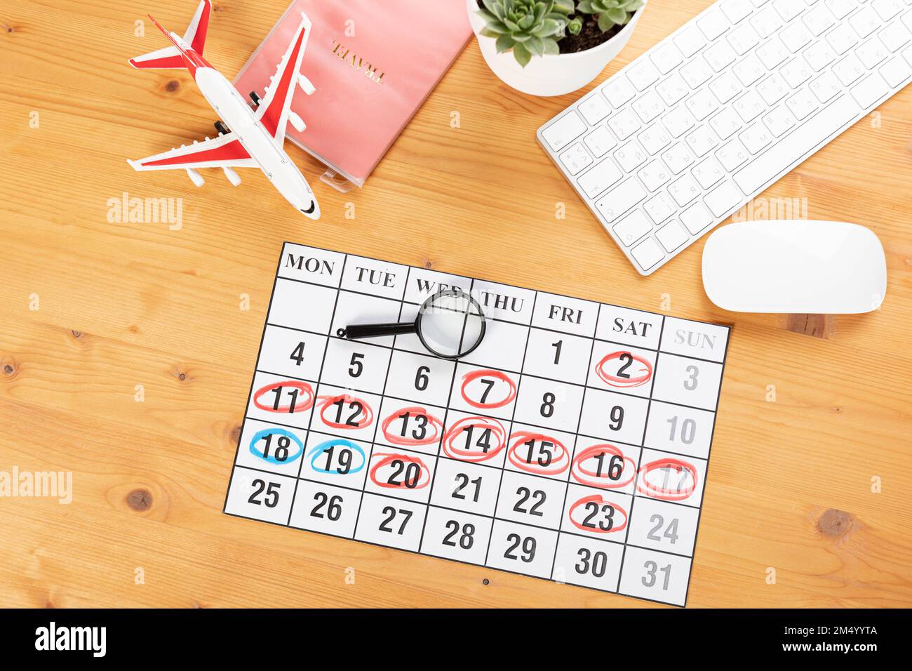 Calendar and reminders for work trips, travel and vacations. glider on ...