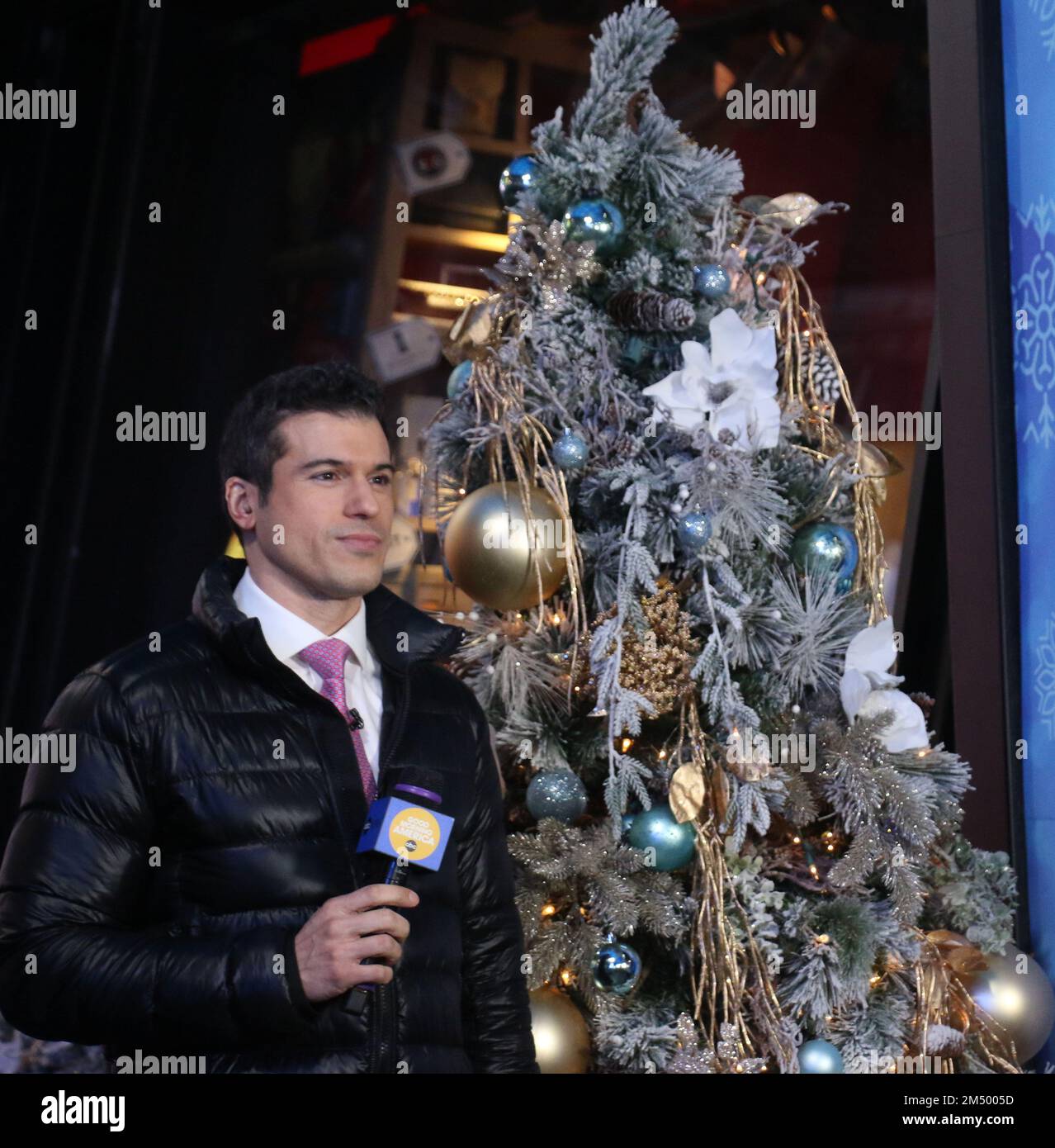 December 23, 2022 Gio Benitez on Good Morning America in New York ...