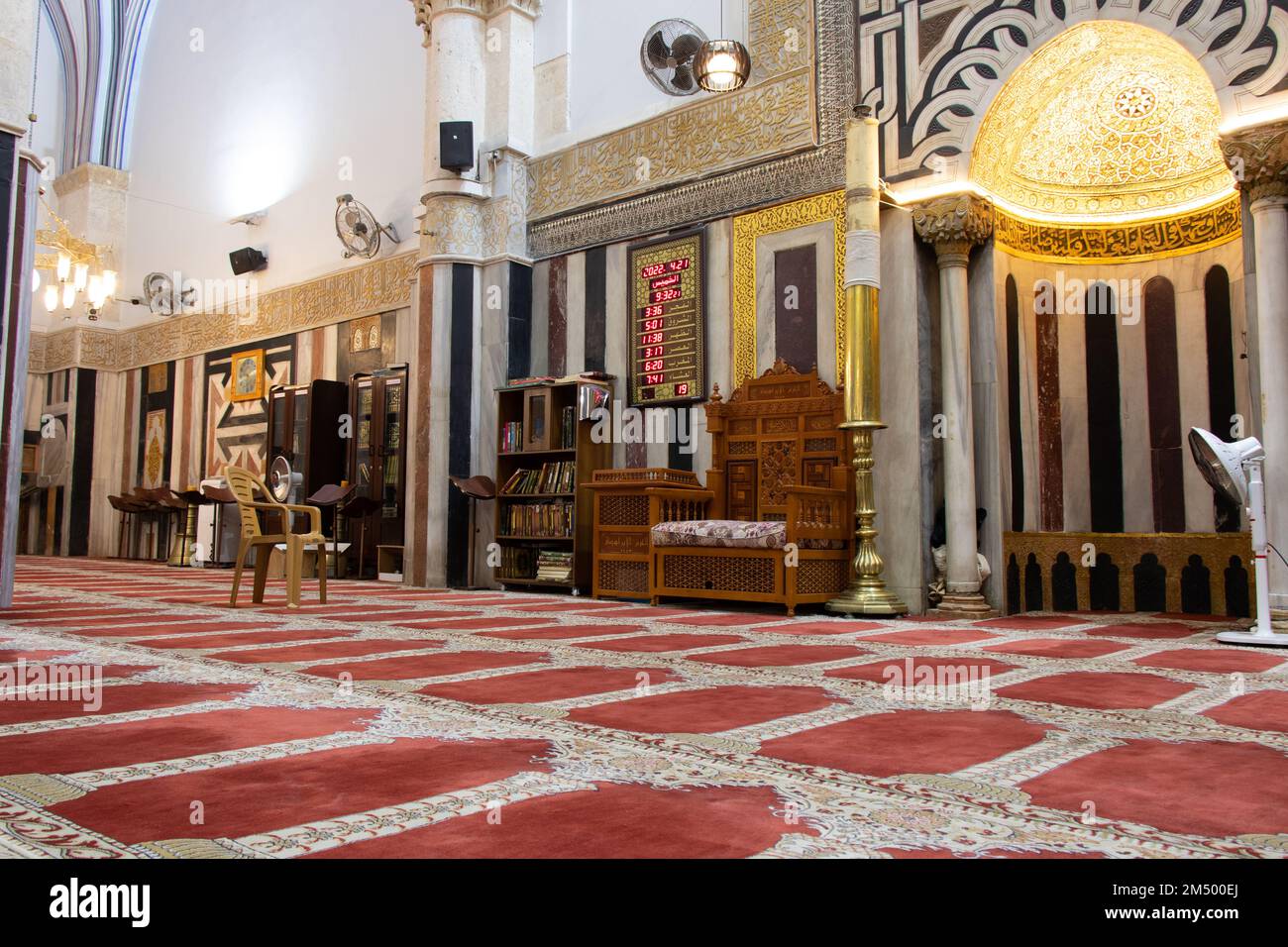 Inside view of Ibrahim Mosque or know Masjid Al-Khalil located in ...